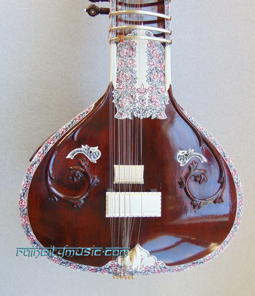 Half decoration standard sitar by Naeem Sitarmaker
